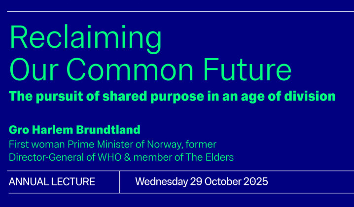 Grantham Institute Annual Lecture 2025 with Dr Gro Harlem Brundtland ...