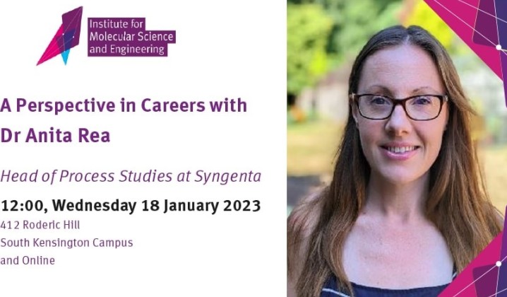 A Perspective in Careers with Dr Anita Rea | Events | Imperial College ...