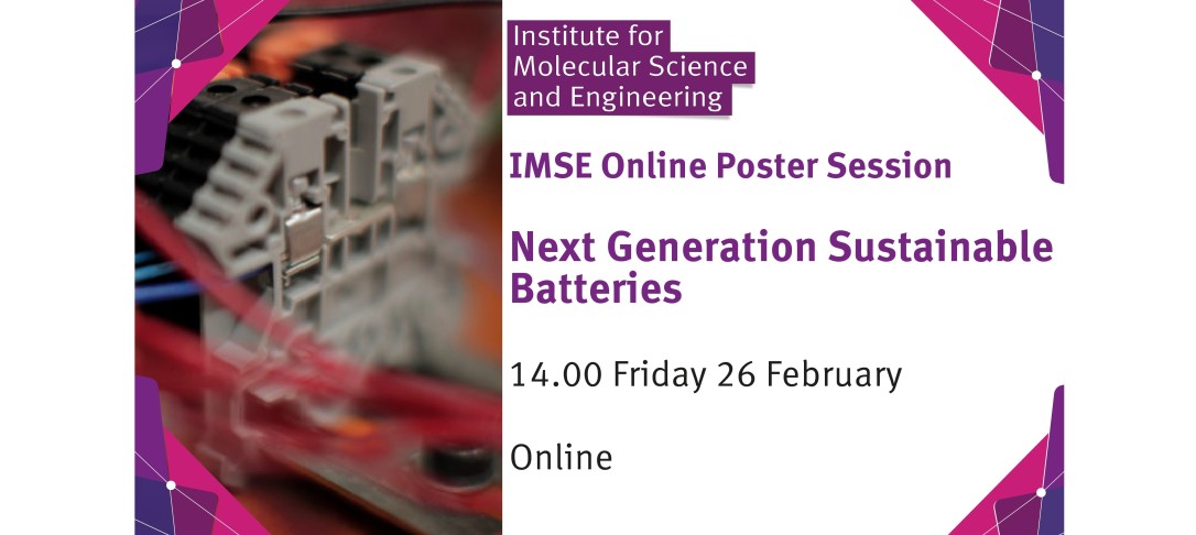 Online Poster Session – Next Generation Batteries | Events | Imperial ...