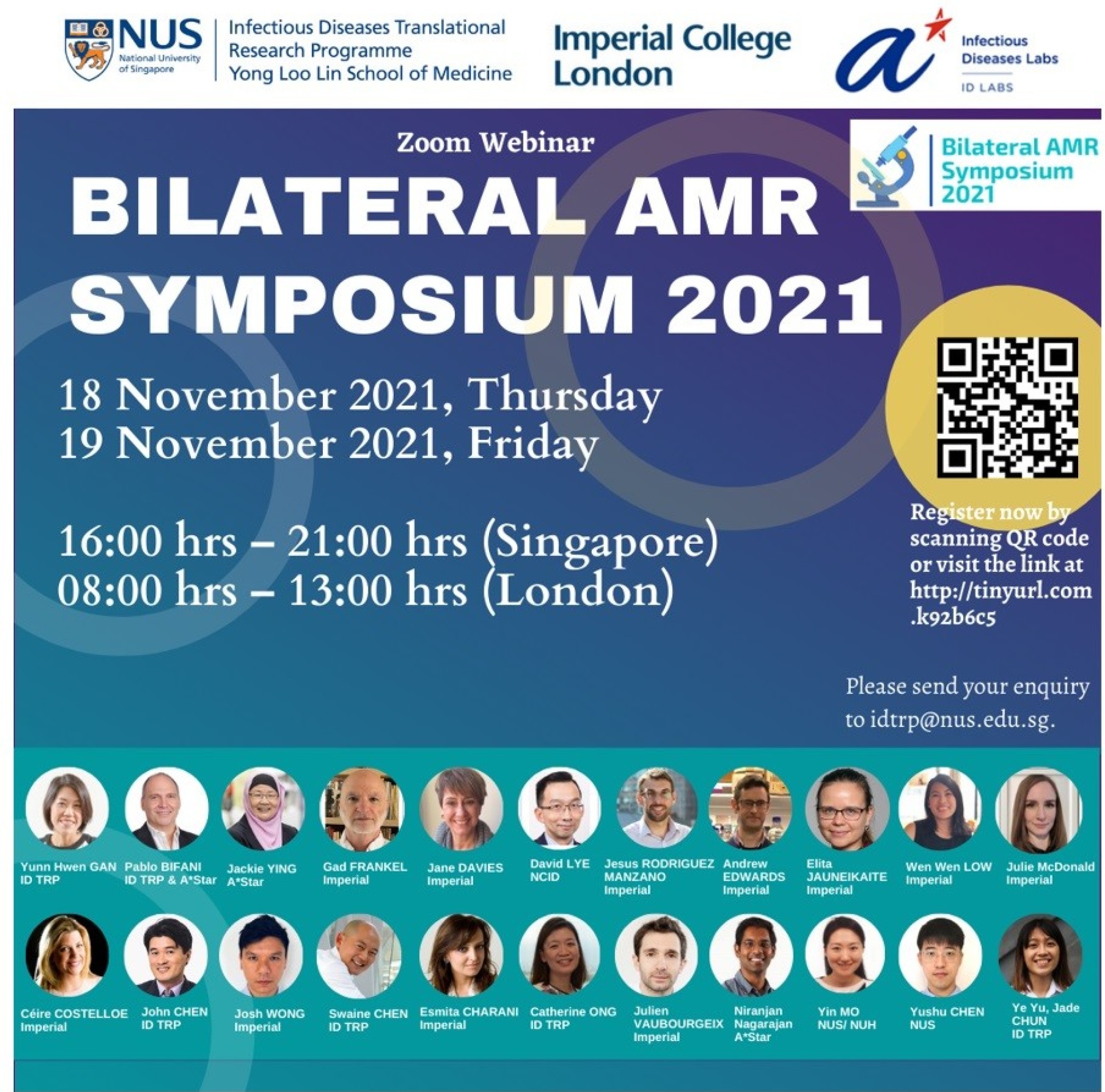 Bilateral AMR Symposium 2021 Webinar | Events | Imperial College London