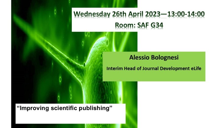 Life Sciences Departmental seminar | Events | Imperial College London