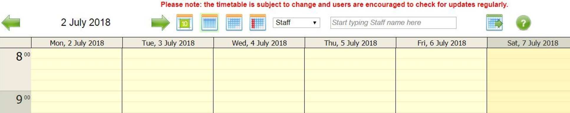 View my timetable | Administration and support services | Imperial ...