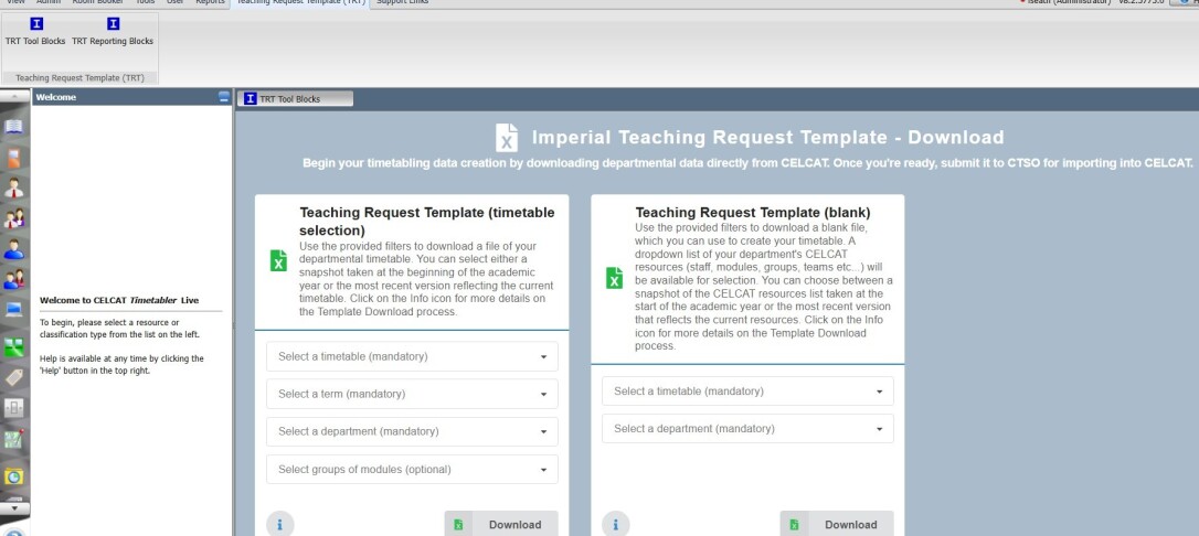 Usage Charts and Multiple Selection Lists (Celcat Live) – Online Demo ...