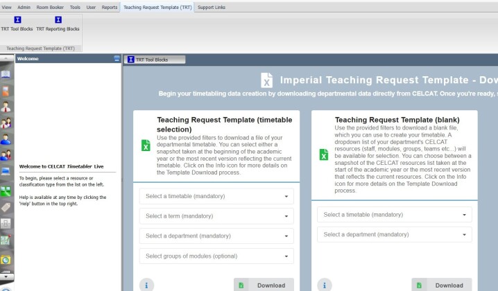 Usage Charts and Multiple Selection Lists (Celcat Live) – Online Demo ...