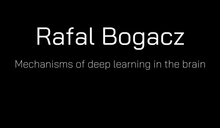 I-X Seminar Series: Mechanisms of deep learning in the brain with Rafal ...