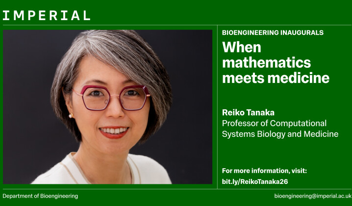 When mathematics meets medicine | Events | Imperial College London