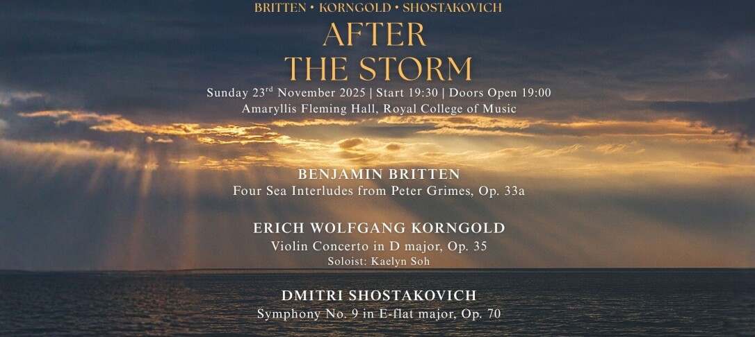 Imperial College Symphony Orchestra Concert – After The Storm | Events ...
