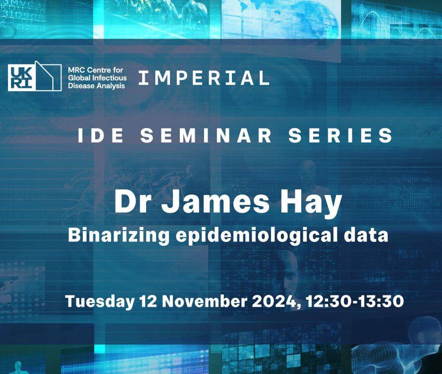 IDE Seminar Series – Prof Simon Frost | Events | Imperial College London