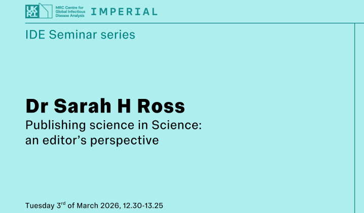 IDE Seminar Series – Dr Sarah H Ross | Events | Imperial College London