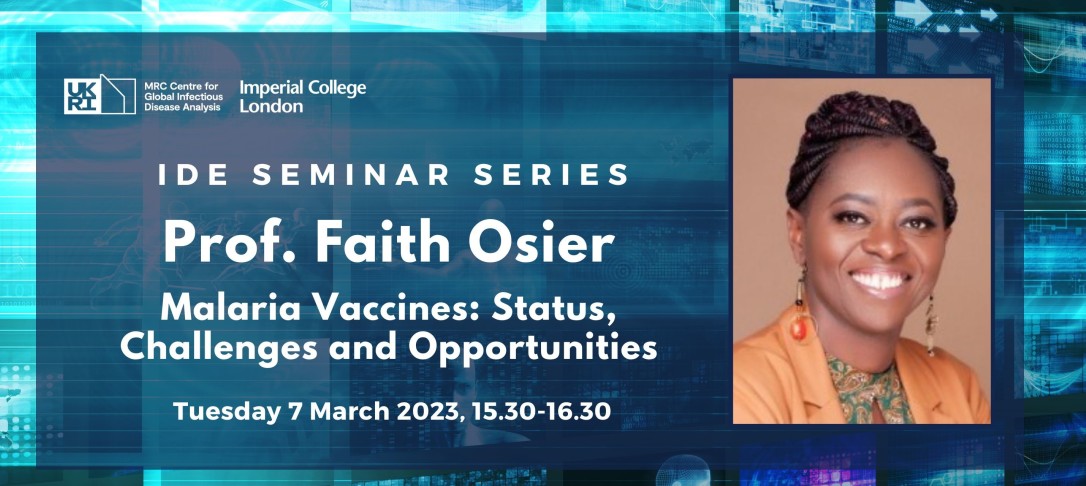 IDE Seminar Series – Prof. Faith Osier | Events | Imperial College London