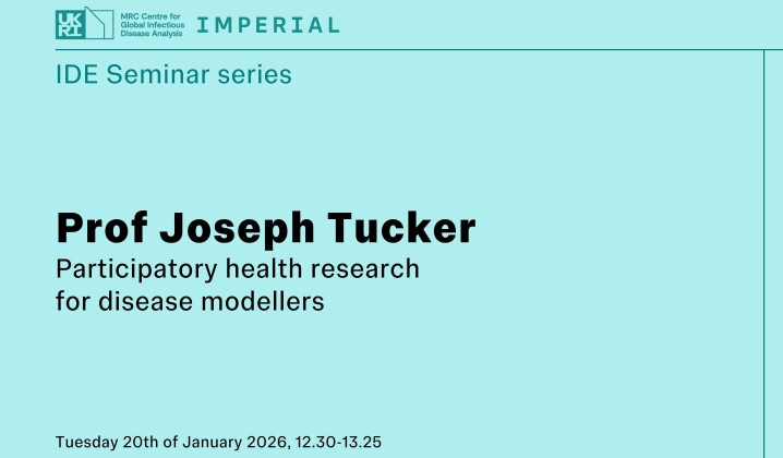 IDE Seminar Series – Prof Joseph Tucker | Events | Imperial College London