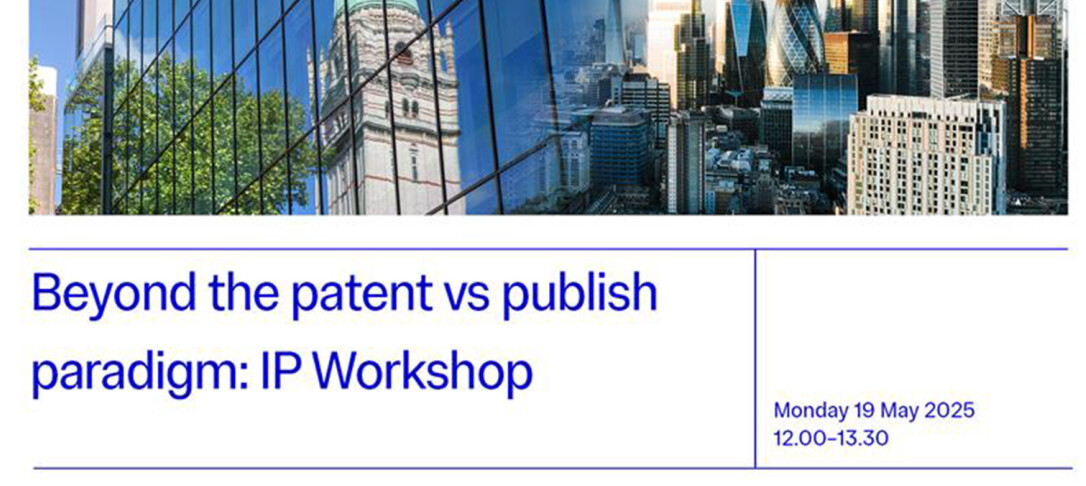 Beyond the publish vs patent paradigm: strategies to maximise impact ...