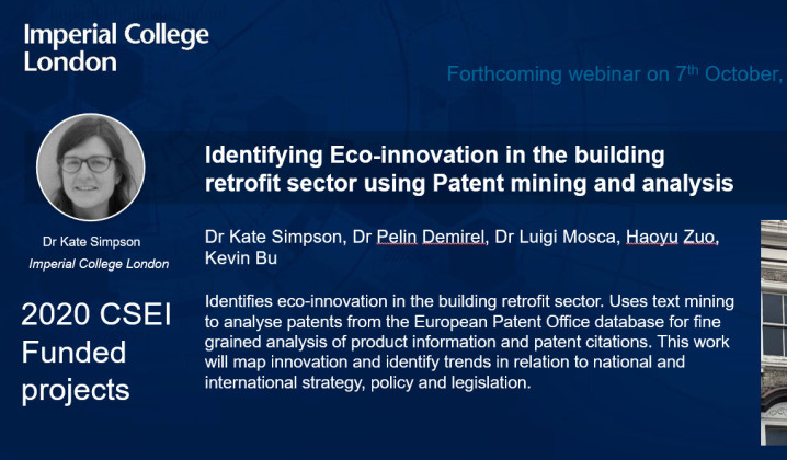 CSEI small project winner seminar – Building retrofit product ...