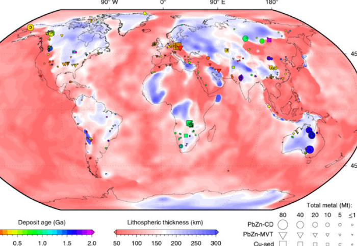 Scientists find link between tectonic plate thickness and base metal ...