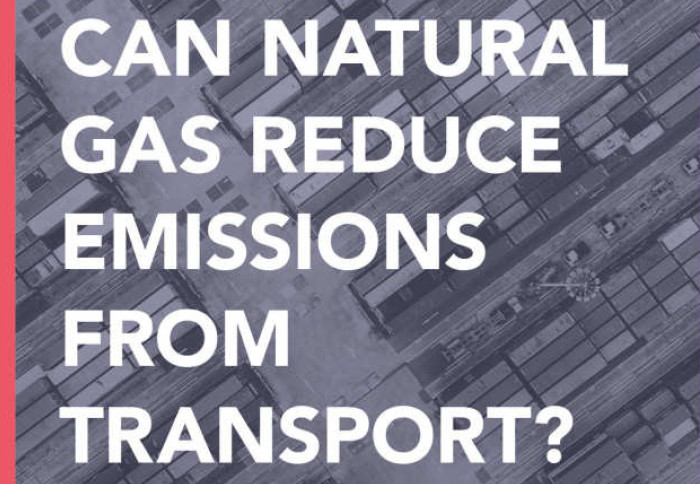 White Paper 4 launch – Can natural gas reduce emissions from transport ...