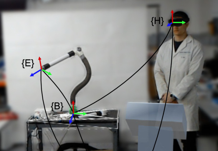 Bendy robotic arm twisted into shape with help of augmented reality ...