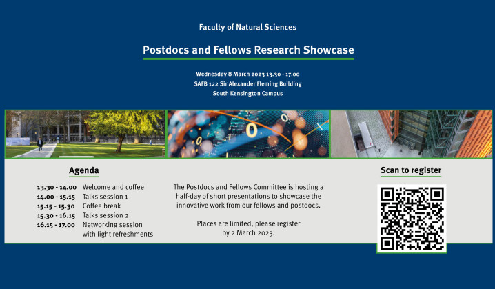 FoNS Postdocs and Fellows Research Showcase (internal event) | Events | Imperial College London