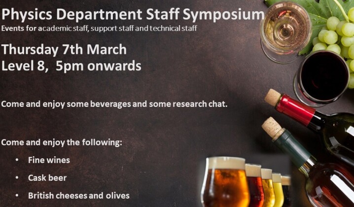 Physics Symposium Level 8 Thursday 7th March 5.00pm **Bite-sized ...