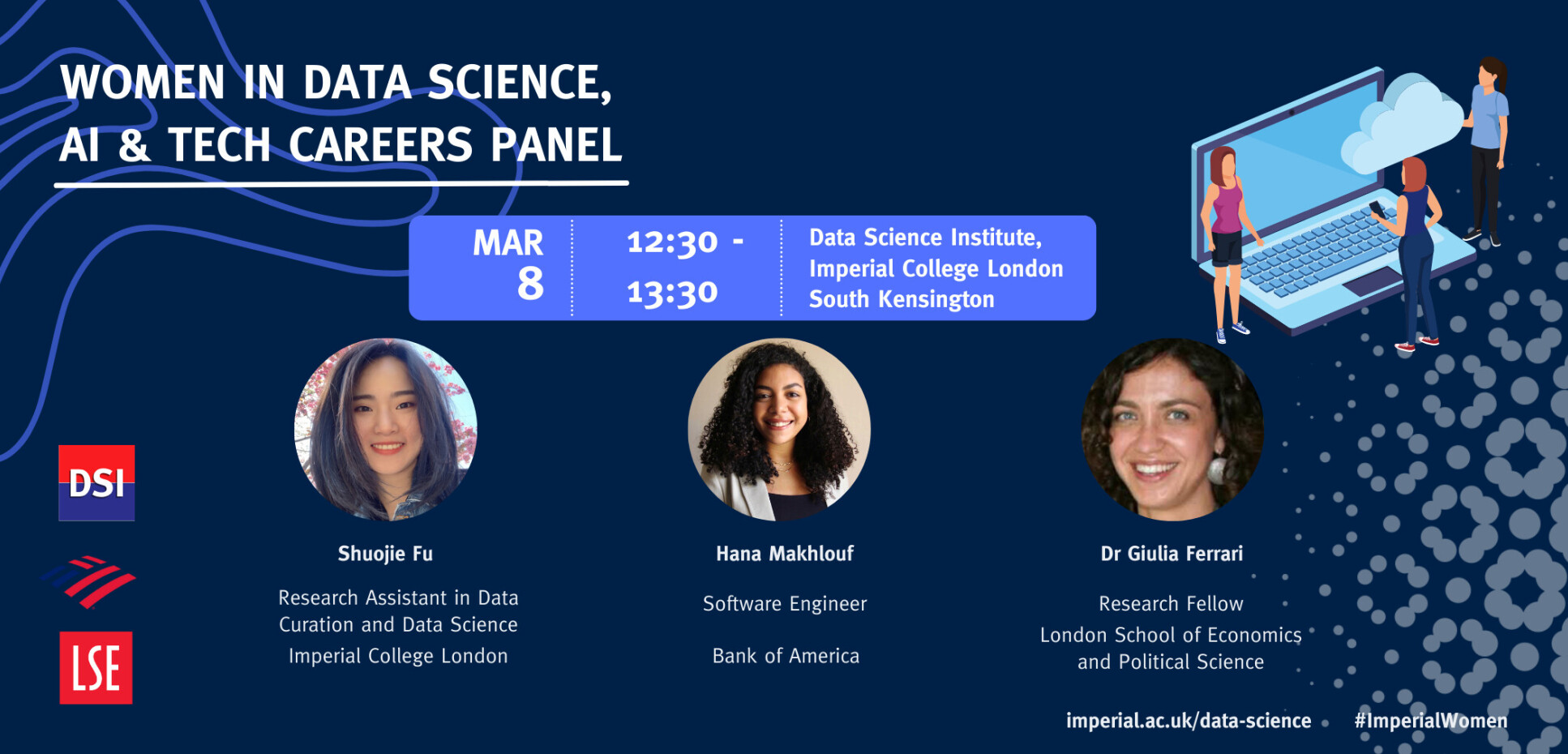 Women in Data Science, AI and Tech Careers Panel | Events | Imperial ...