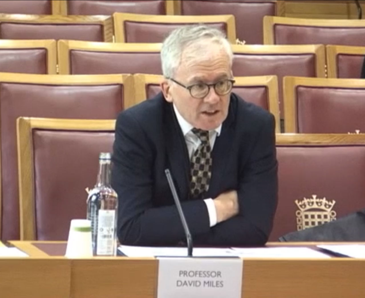 David Miles speaks at House of Lords committee on financial services ...
