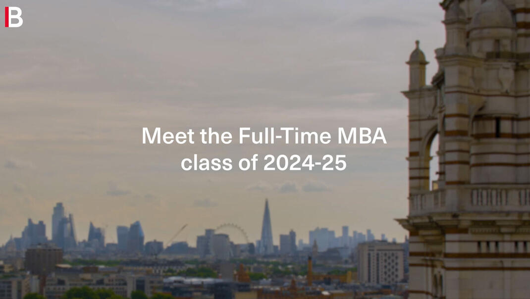 Full-Time MBA class profile - Business School