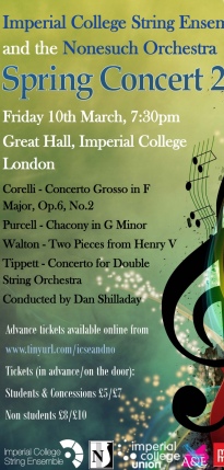 Imperial College String Ensemble and Nonesuch Orchestra | Events ...