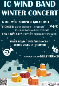 IC Wind Band Winter Concert | Events | Imperial College London