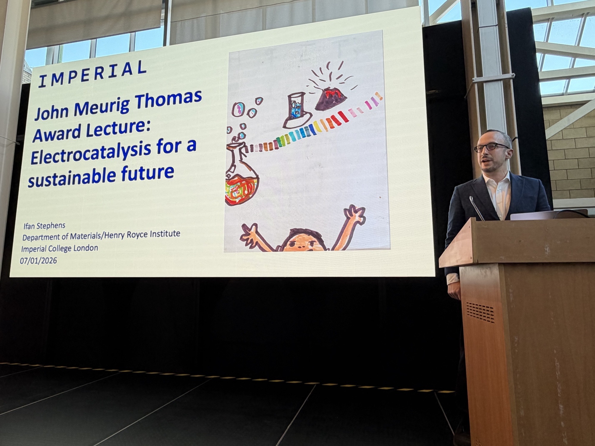 Professor Ifan Stephens wins 2026 Sir John Meurig Thomas Medal ...